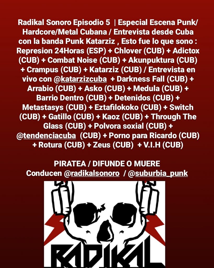 Radikal Sonoro: Episodio 5 | Especial Escena Punk/Hardcore/Metal Cubana ...